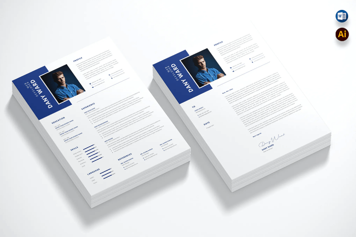 Design CV Keren Dan Gratis | MyRobin